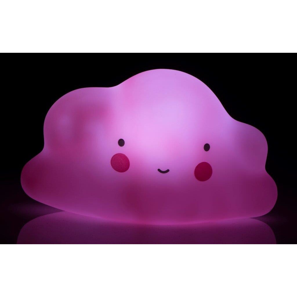 Lampa de noptiera, Zola®, pentru camera copiilor, forma norisor, roz ...