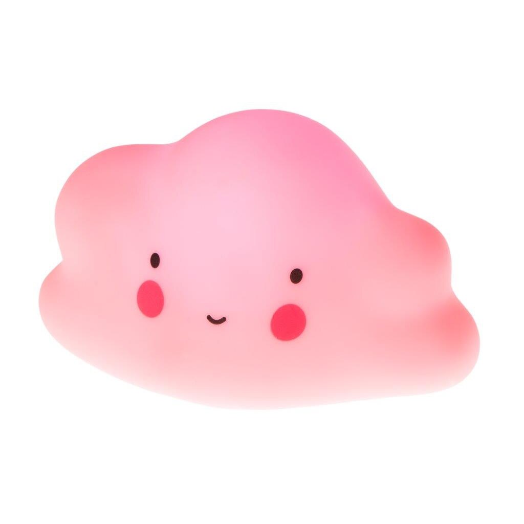 Lampa de noptiera, Zola®, pentru camera copiilor, forma norisor, roz ...