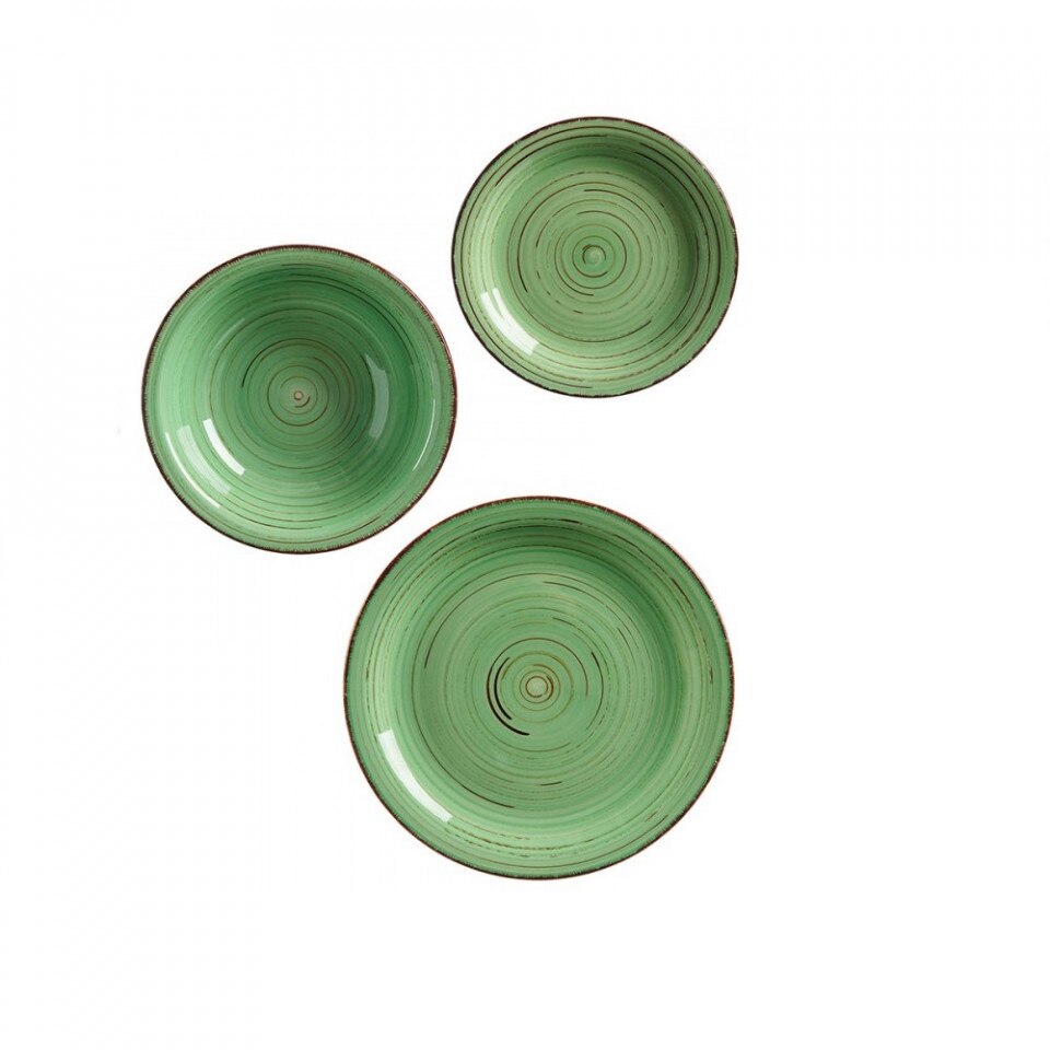 Set 18 piese vesela Stomeware, verde - eMAG.ro