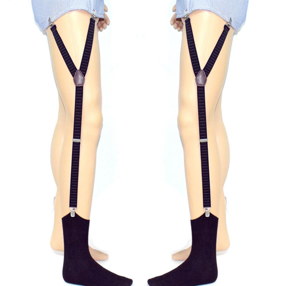 Bretele suspensor GOGOU, Poliester, 80cm, Negru/Alb - eMAG.ro