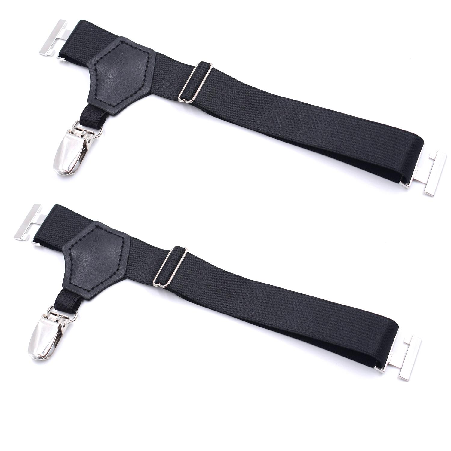 Bretele suspensor GOGOU, Poliester, 2.5cm, Negru - eMAG.ro