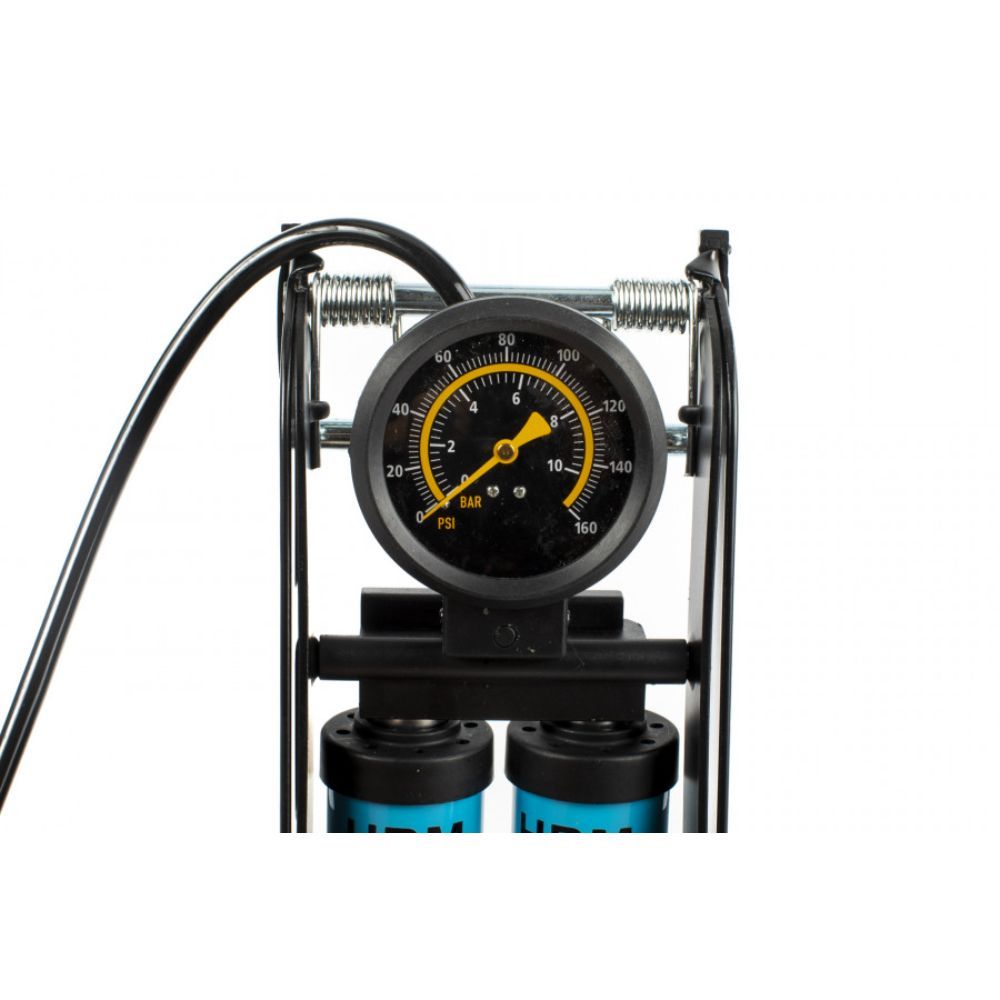 Pompa de picior, HBM, cu dublu cilindru pentru umflat roti, 8Bar - eMAG.ro