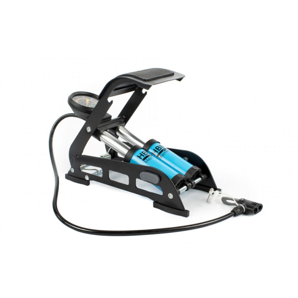 Pompa de picior, HBM, cu dublu cilindru pentru umflat roti, 8Bar - eMAG.ro