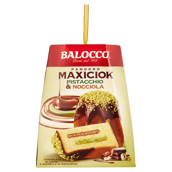 Cozonac, Pandoro Balocco Maxiciok cu fistic si alune, 800gr - eMAG.ro