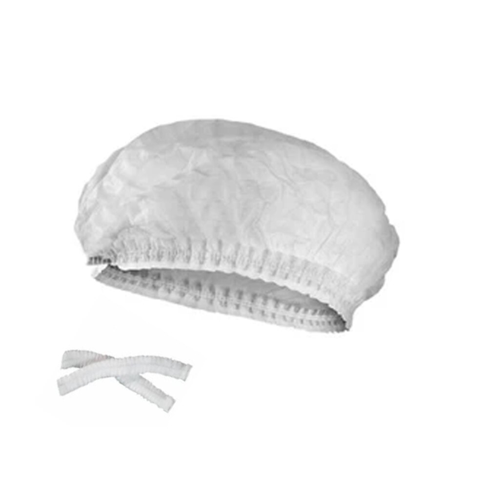 Set 10 casti protectie par, Material netesut, Alb - eMAG.ro
