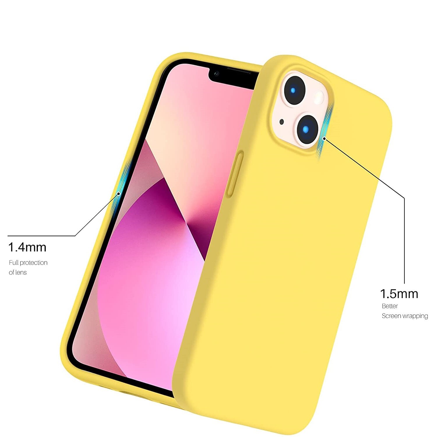 Husa din silicon ultra-slim MATA cu microfibra pe interior pentru ...