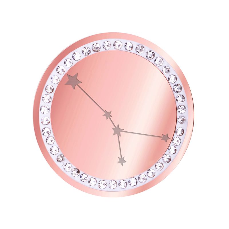 Martisor Brosa Inox Banut Pietre Constelatie Rac Rose Gold - eMAG.ro