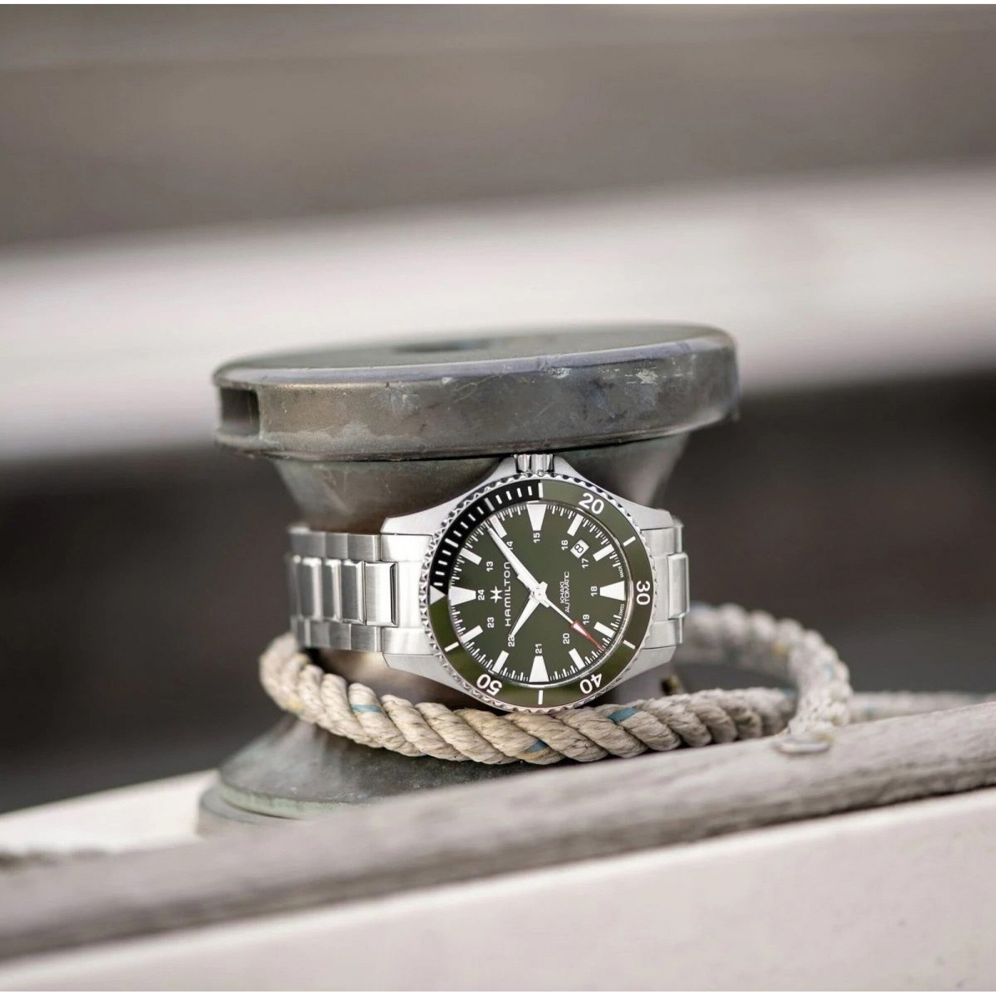 Ceas Barbati, HAMILTON, KHAKI NAVY H82375161 - eMAG.ro