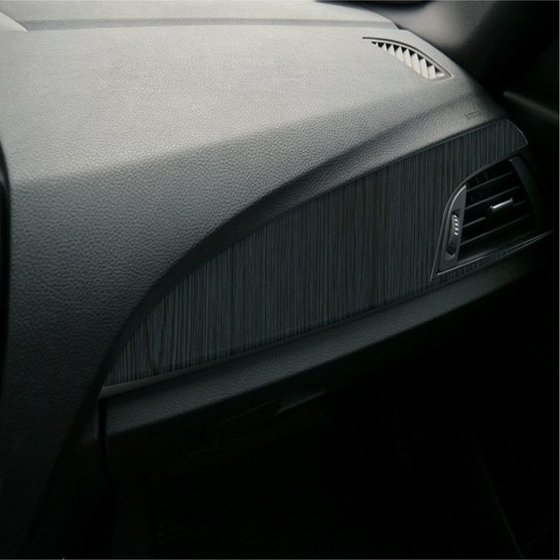 Folie Auto Colantare Trimuri, Model Lemn Negru, 100 x 45cm - eMAG.ro