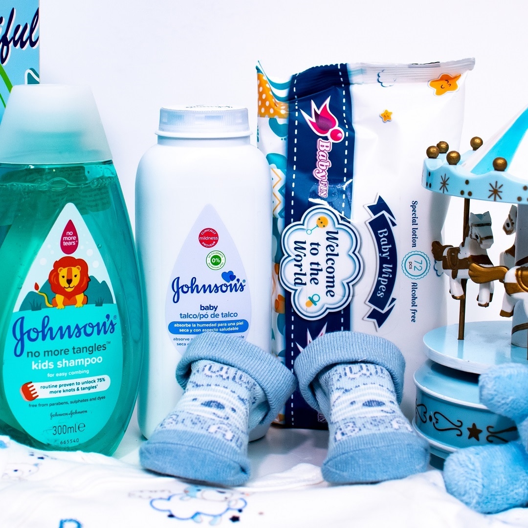 Cadou Bebelus/Nou-Nascut, Bleu, BB Boy, Cutie cu 8 Piese, 0-3 Luni ...