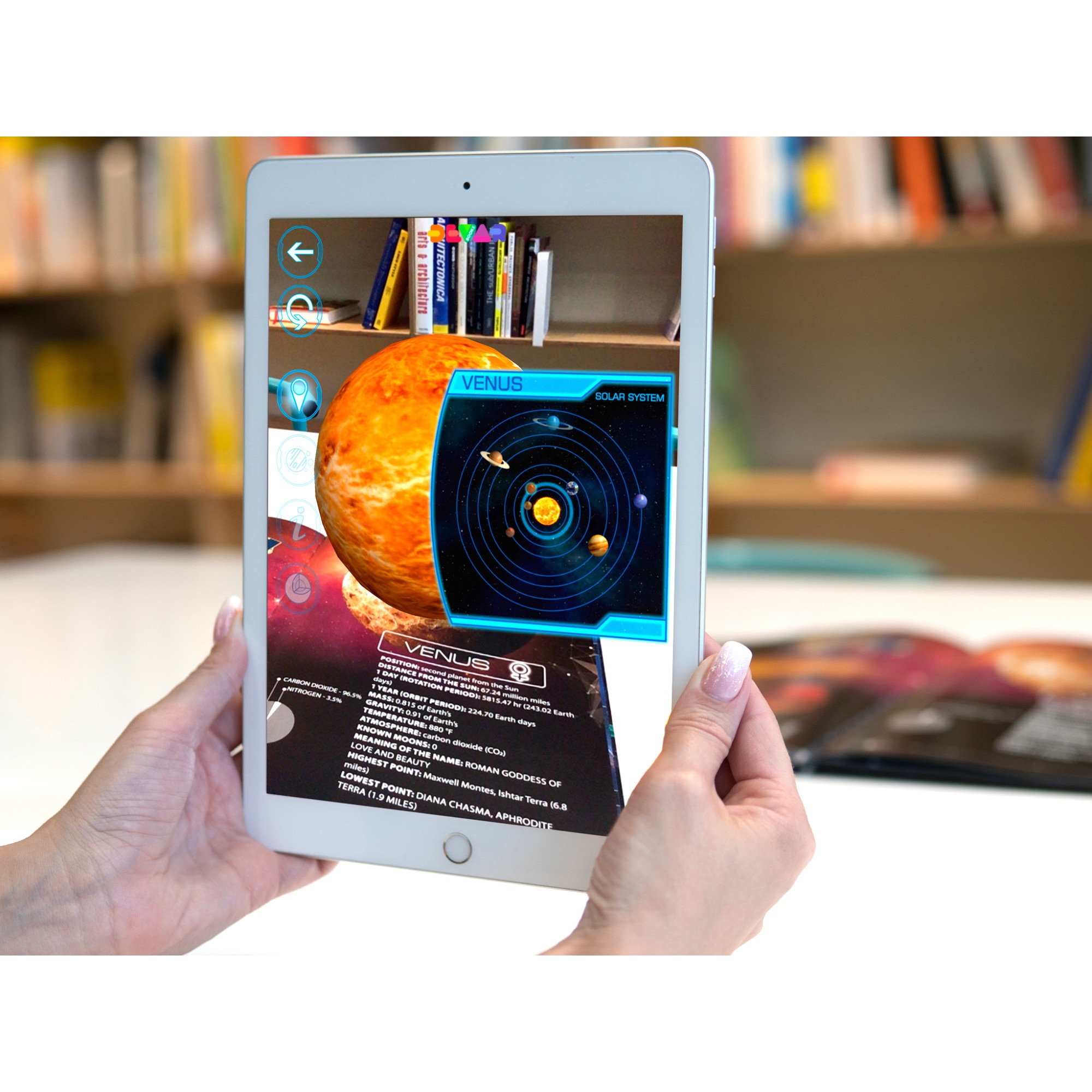 Spatiul - Enciclopedie cu Realitate Augmentata, carte interactiva 4D ...