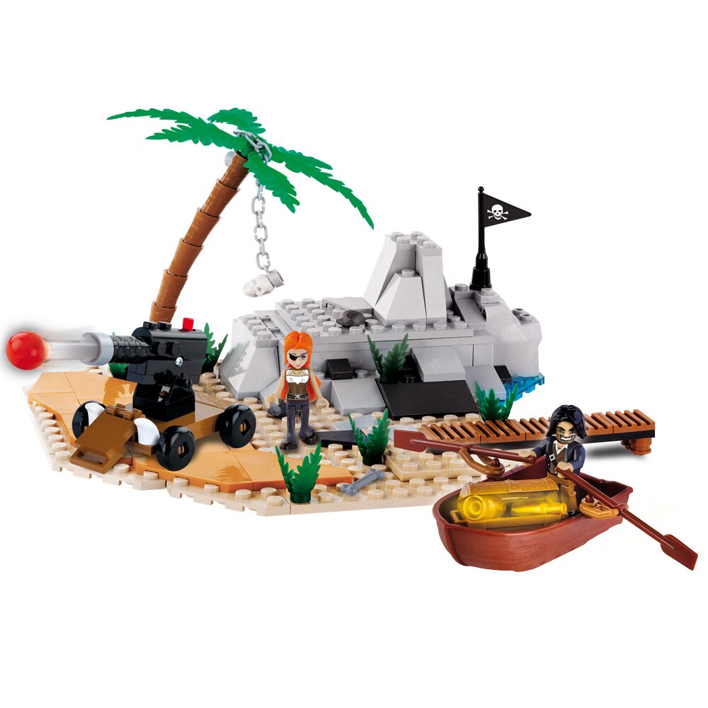 COBI Pirates 6013 Treasure Island, 160 darabos - eMAG.hu