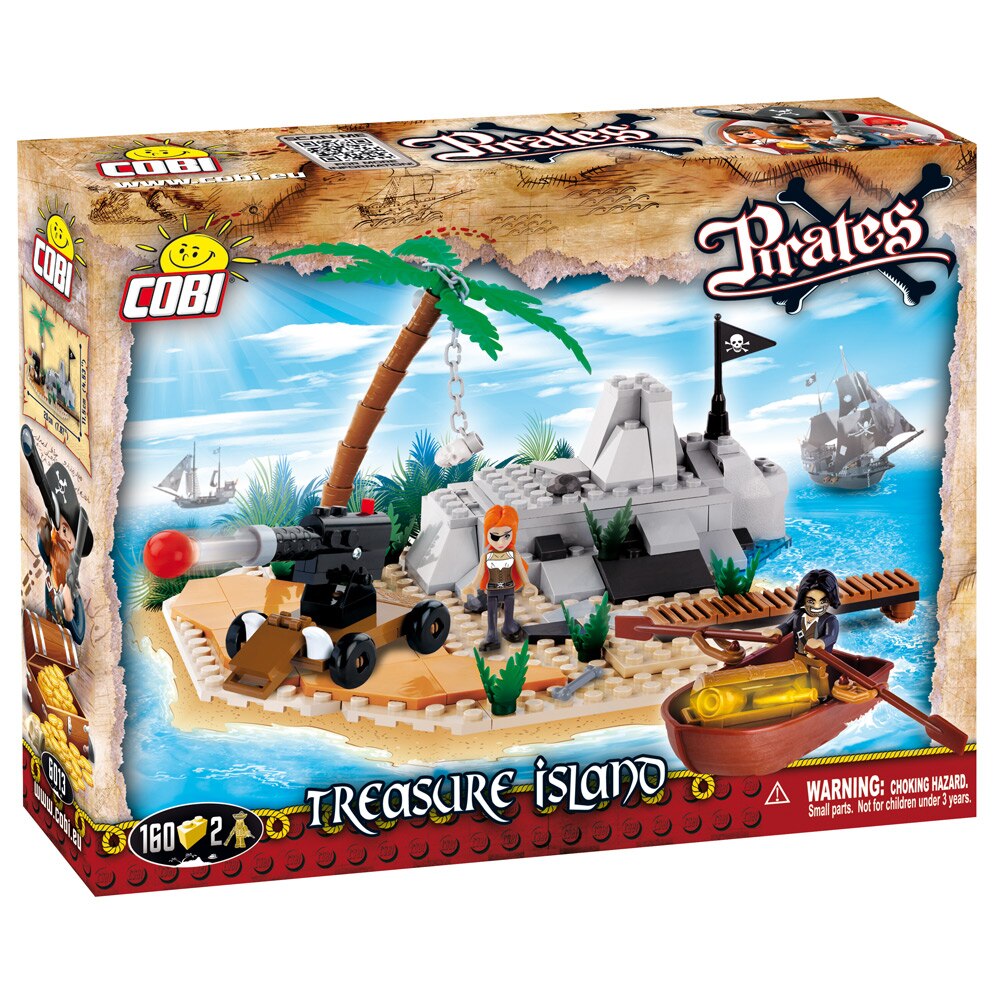 COBI Pirates 6013 Treasure Island, 160 darabos - eMAG.hu