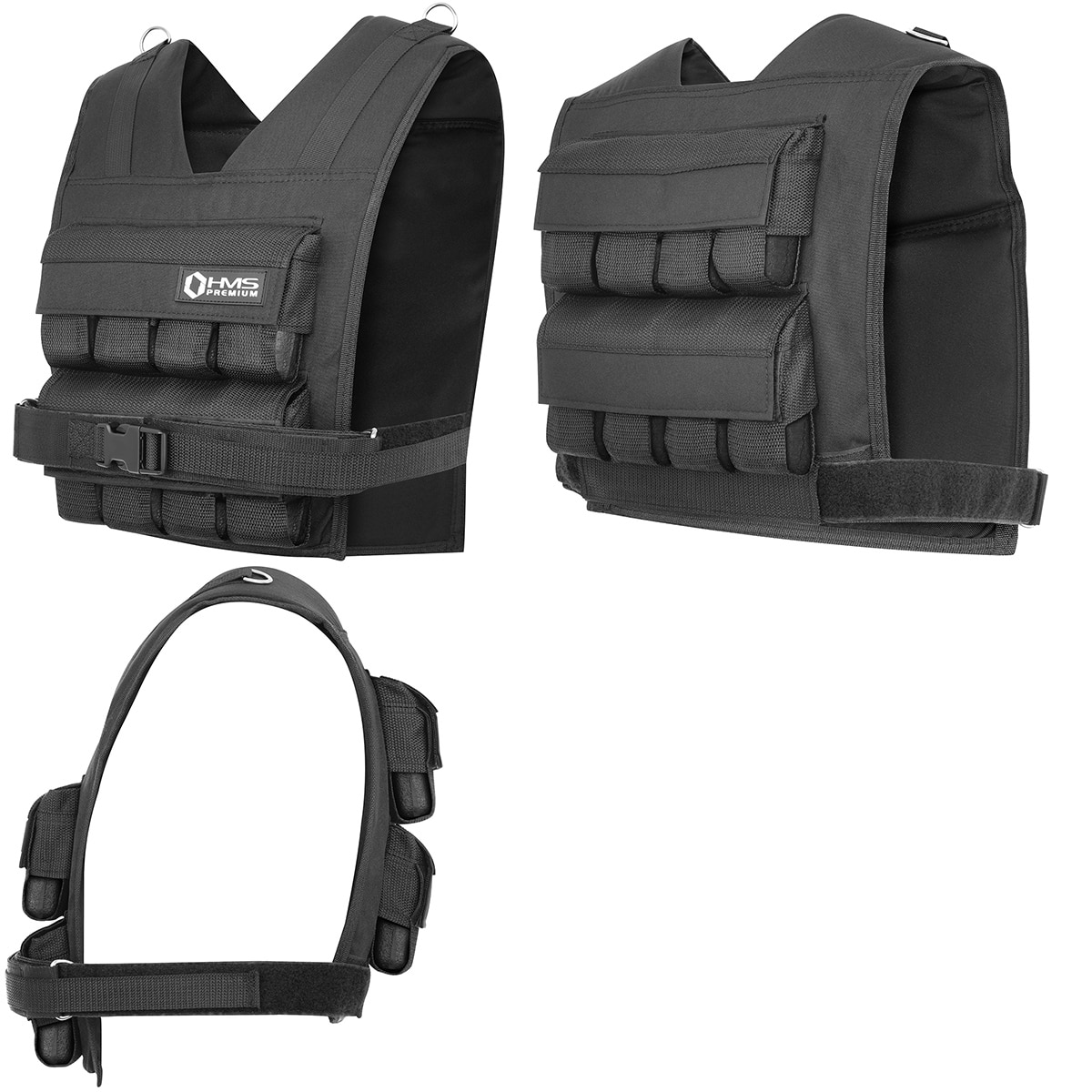 Vesta greutati HMS Premium, 16 KG, Negru - eMAG.ro