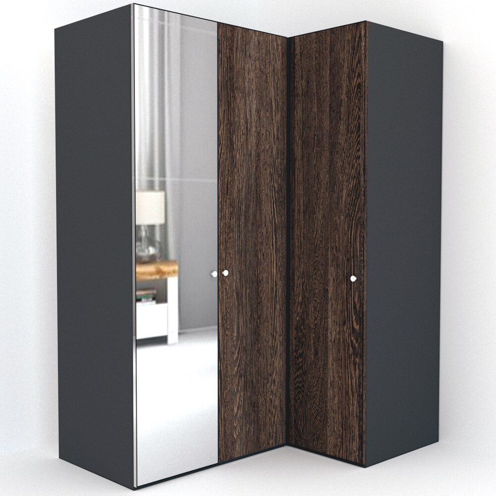 Dulap de Colt Genarom LEX Model B, Decor 7648 O / Oglinda, 170-117 x ...