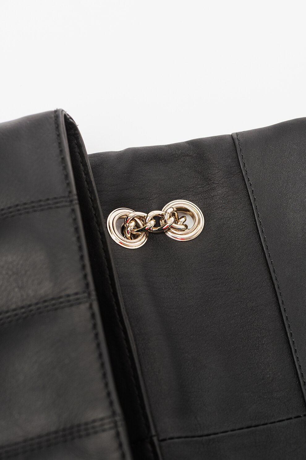 Ted Baker, Geanta baguette matlasata de piele Ayahli, Negru - eMAG.ro