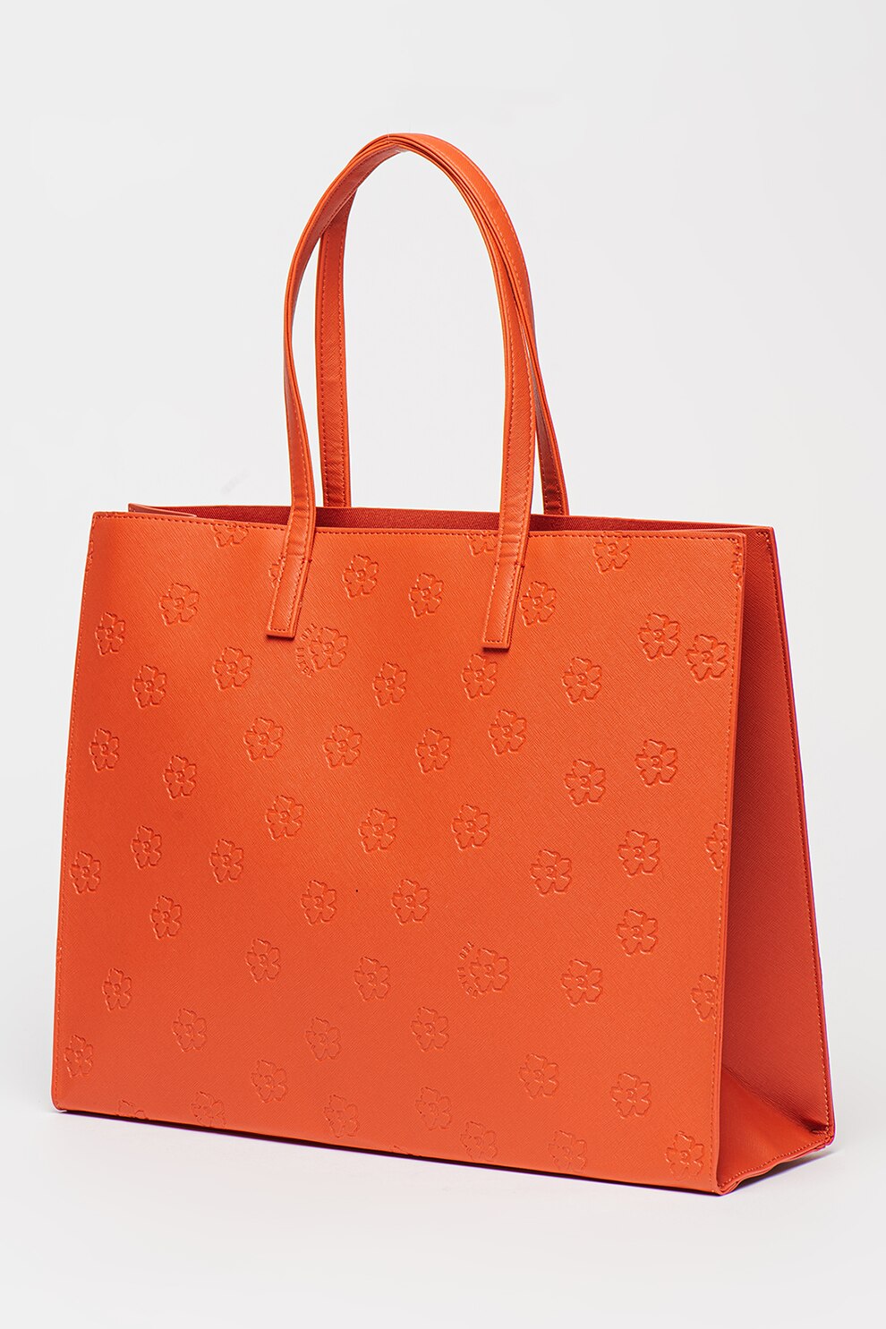 Ted Baker, Geanta shopper cu flori stantate Luelcon, Rosu - eMAG.ro