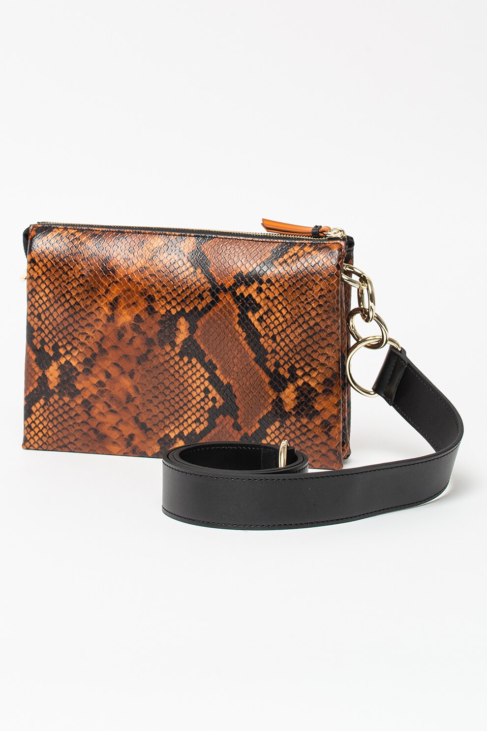 Ted Baker, Geanta crossbody cu model piele de reptila Darceys ...