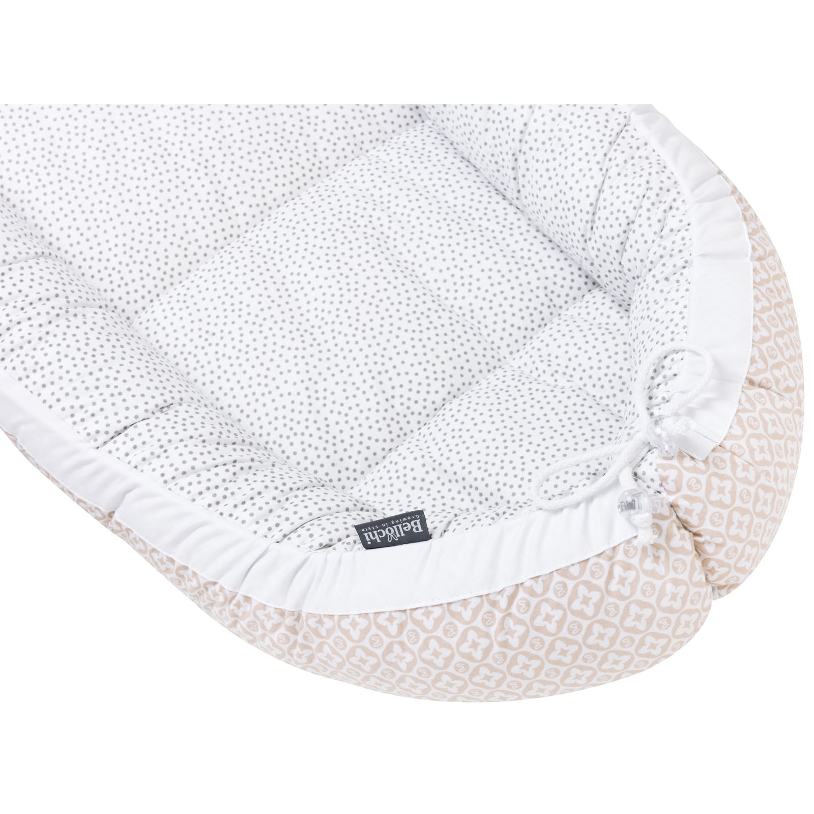 Set 5 piese Bellochi cosulet bebe, lenjerie, salteluta si perna bebe ...