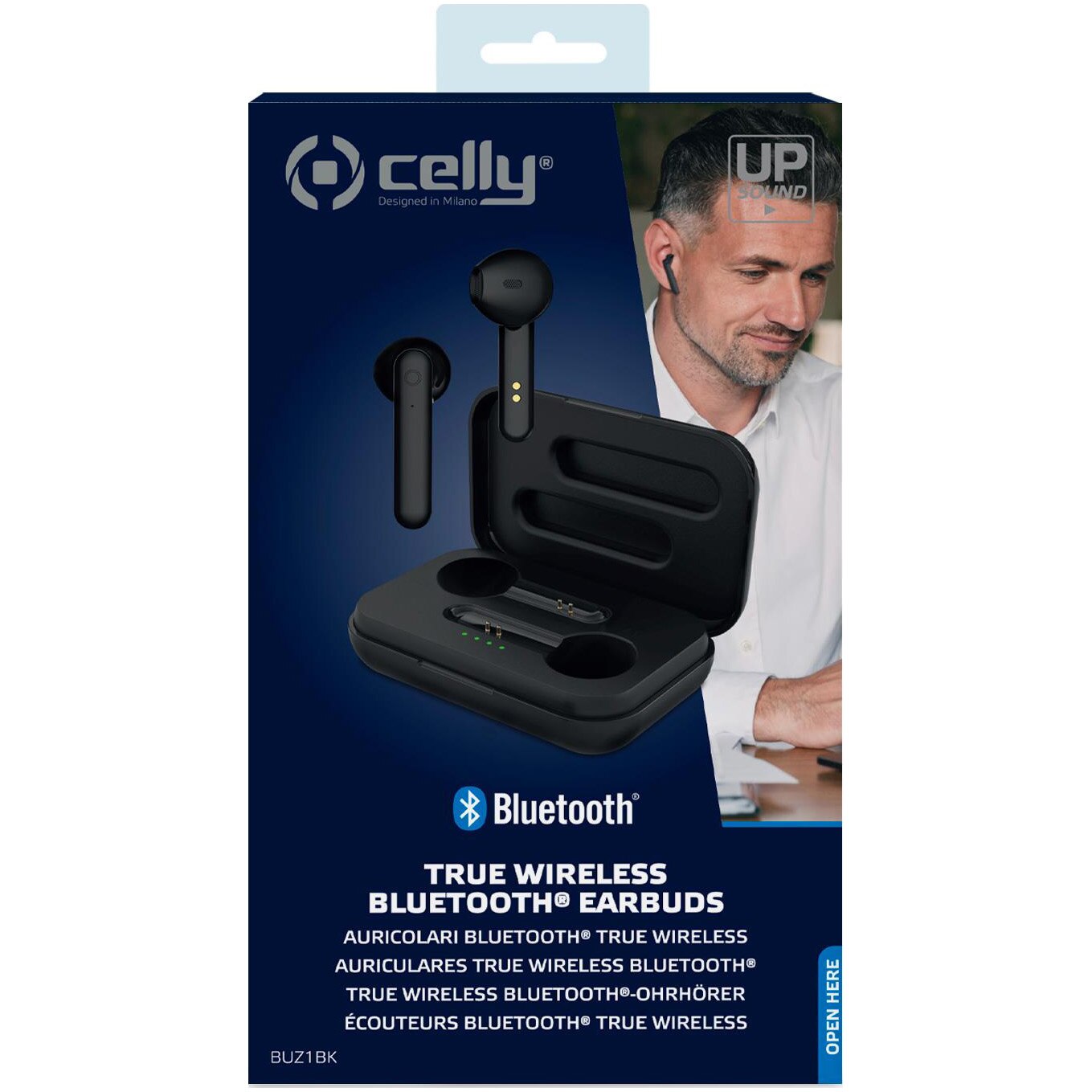 Casti In-Ear In-Ear Celly Buds EarDrops BUZ1, Negru - eMAG.ro