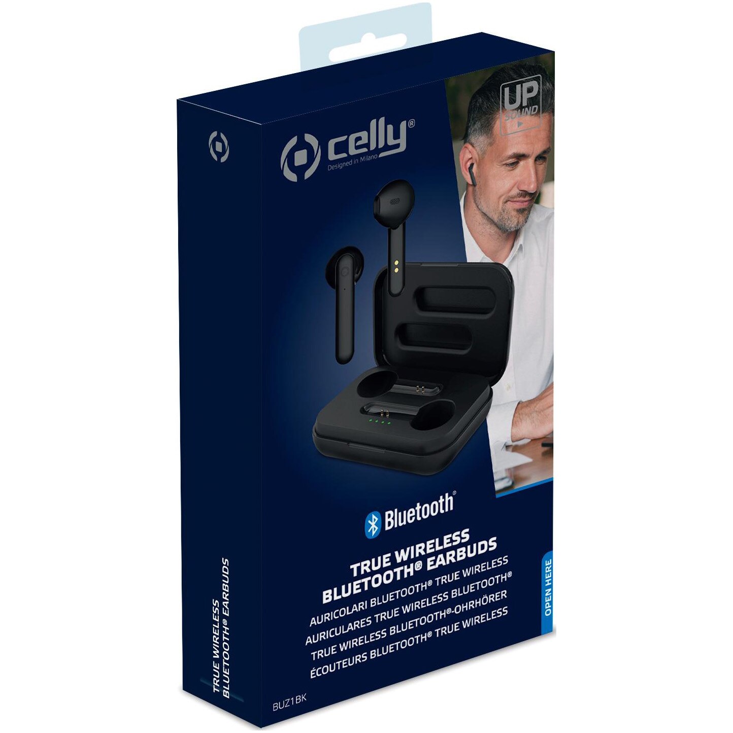 Casti In-Ear In-Ear Celly Buds EarDrops BUZ1, Negru - eMAG.ro