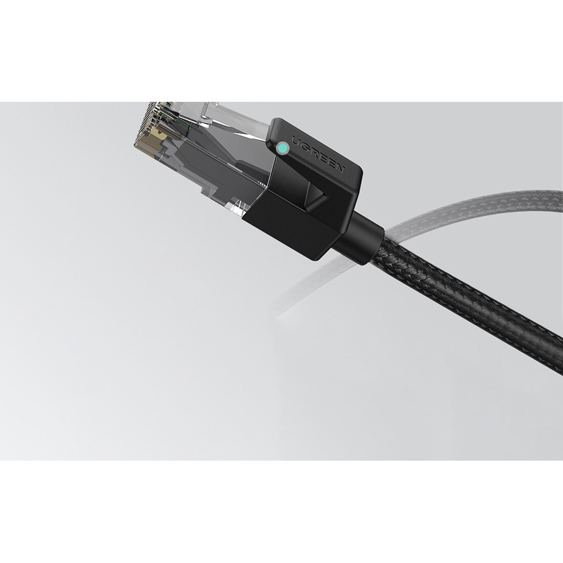 Cablu de retea, UTP Cat 6, Ugreen, 2 x RJ45 Ethernet, 1 m, Negru - eMAG.ro
