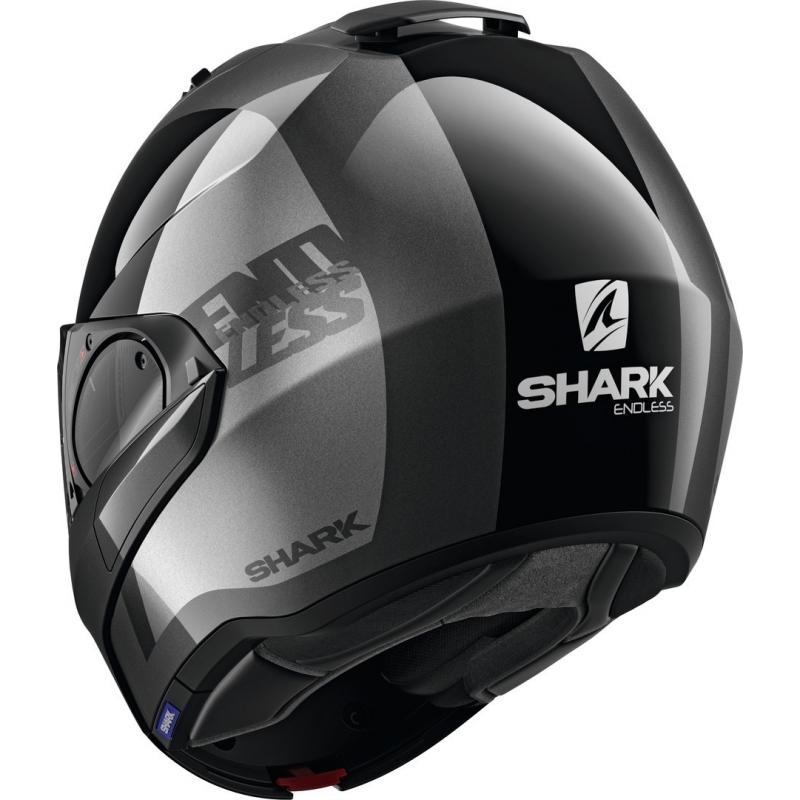 Casca moto Shark EVO-ES endless black/gray S - eMAG.ro