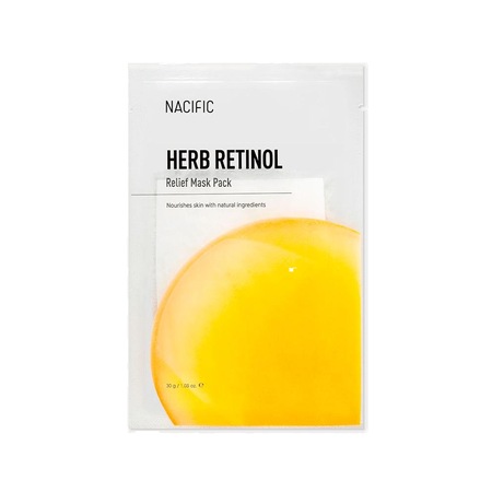 Masca faciala tip servetel Herb Retinol Relief Mask Pack, Nacific, 30g ...