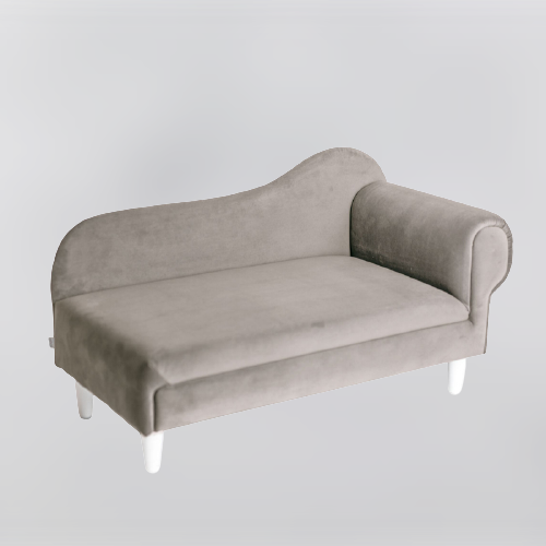 Sezlong Sze-Shea pentru copii cu cotiera in dreapta, 44x90 cm, Bej ...