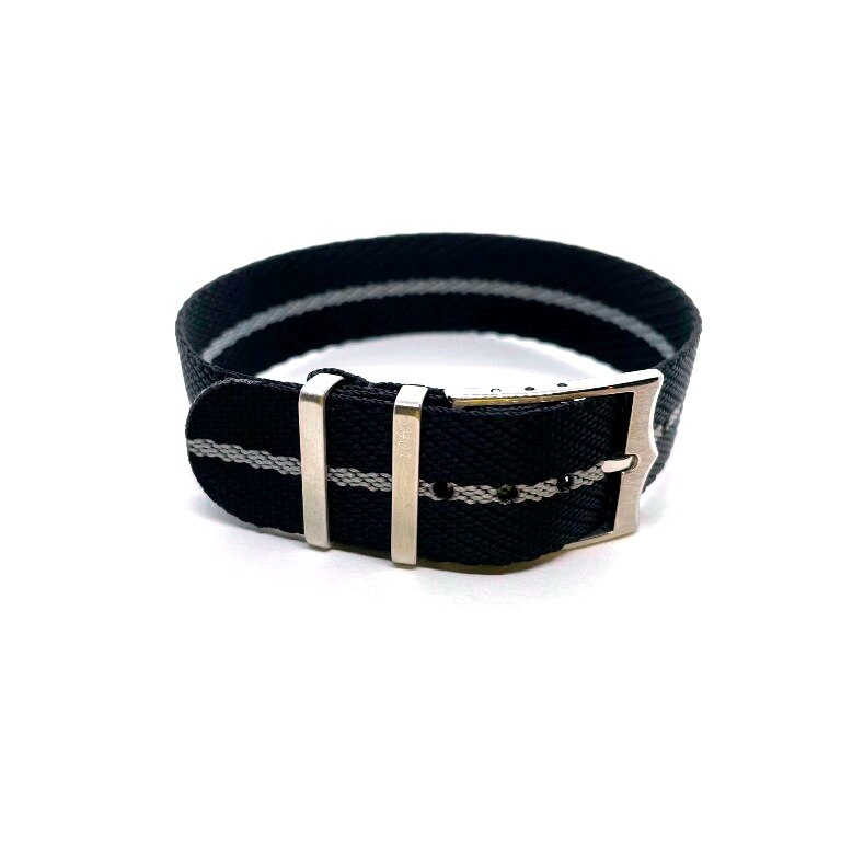 Curea ceas textil negru-gri 22mm tudor - eMAG.ro