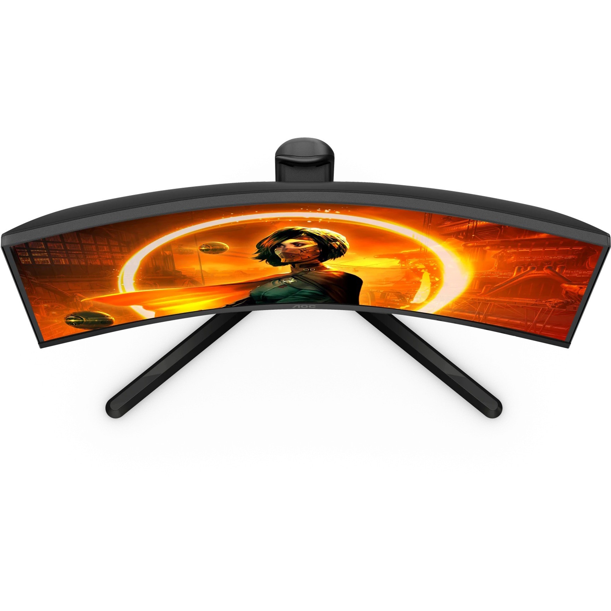 Monitor gaming curbat LED VA AOC 27", WQHD, DisplayPort, 165Hz ...
