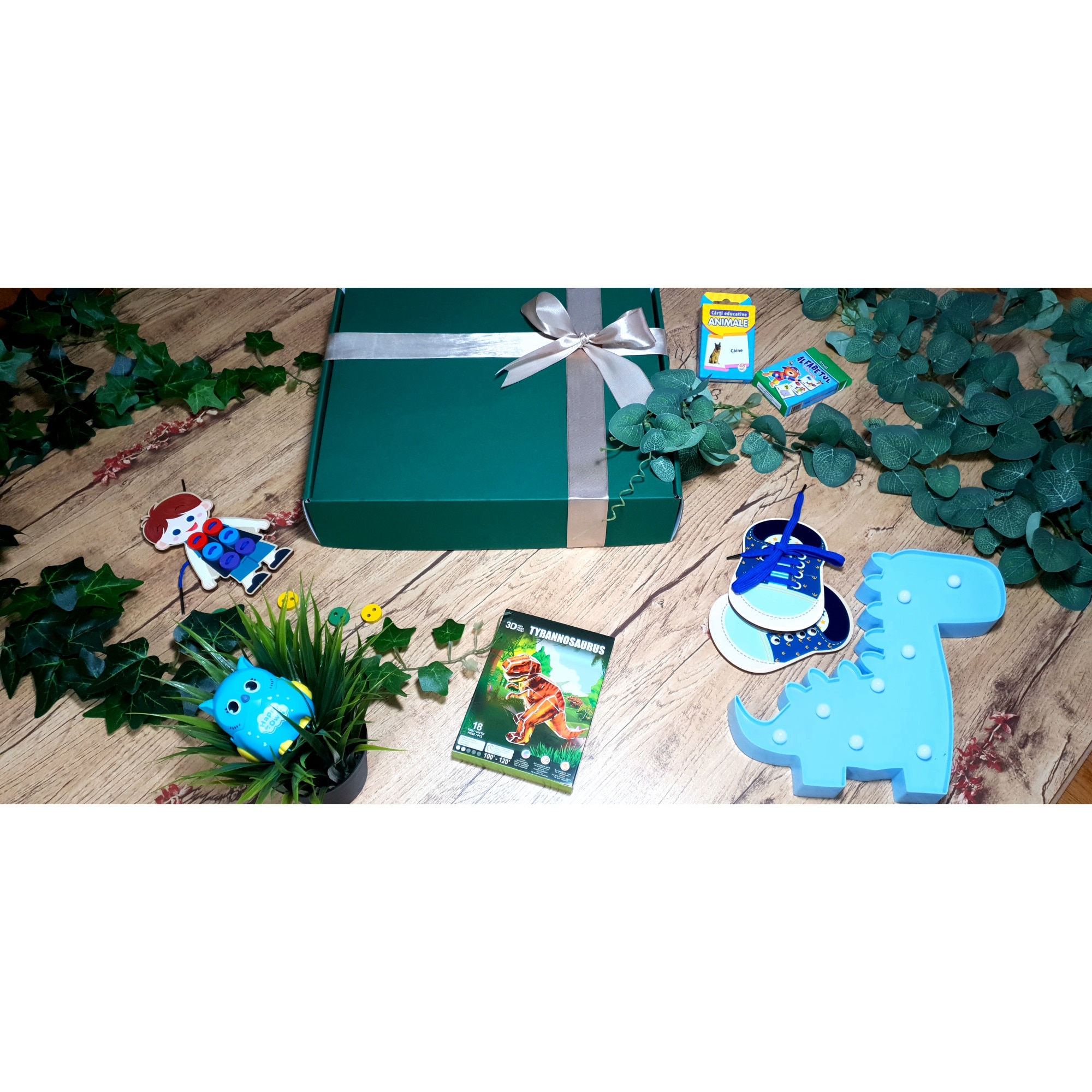 Gift Box copii, jucarii educative, 10+ piese, 3 Ani, baieti - eMAG.ro