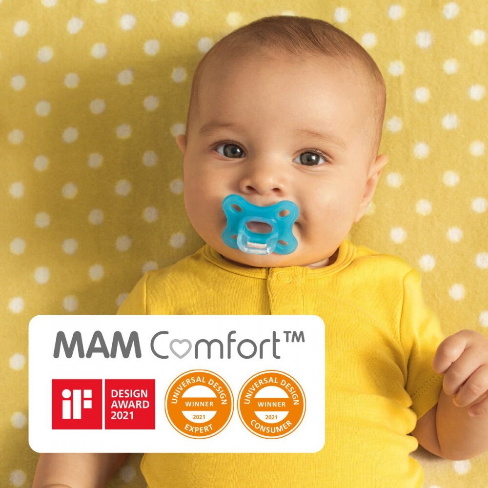 MAM Comfort puha szilikon cumi 0+ - Kék - eMAG.hu