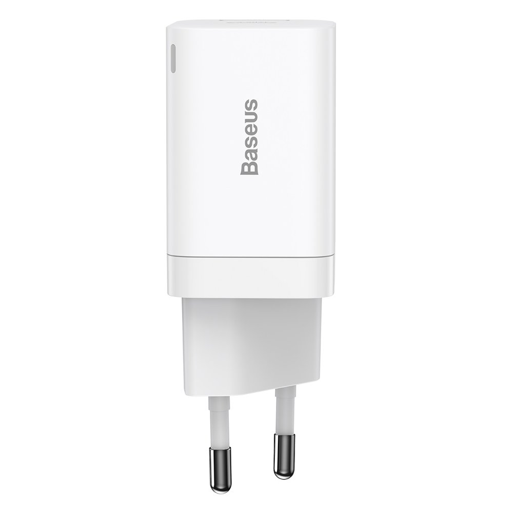Incarcator retea, Baseus Super Pro, USB / USB - C, 30W, Alb - eMAG.ro