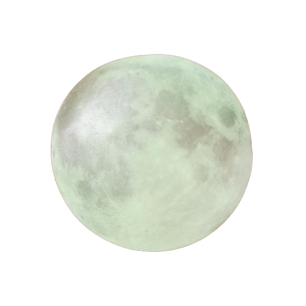 Sticker Decorativ Autocolant Luna Fosforescent, 22cm, Original Deals ...
