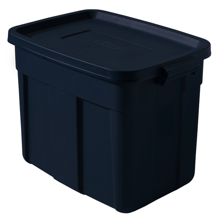 Кутия за съхранение Curver Rough Tote, С капак, Тъмносин, 57л, До 40 кг ...