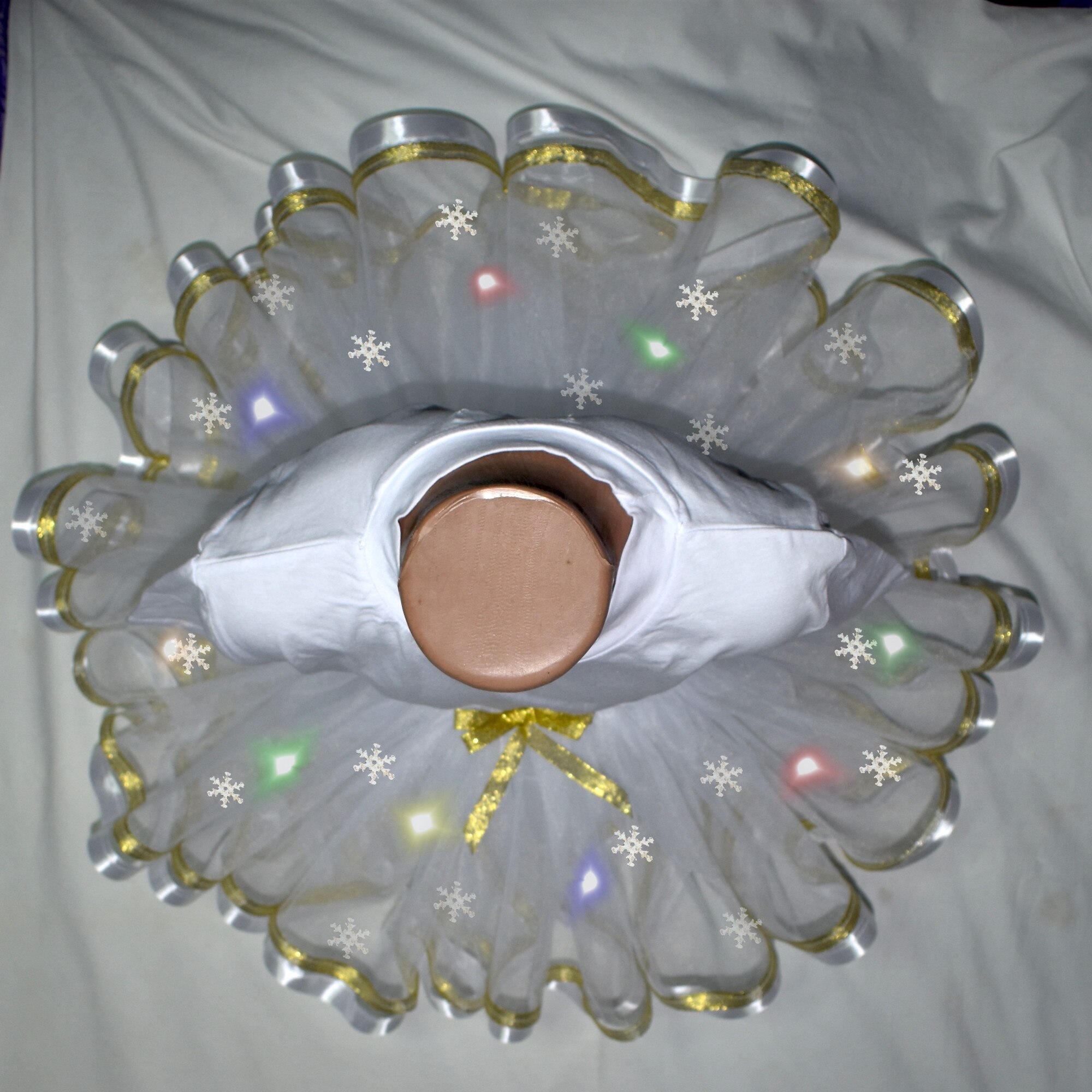 Fusta tutu ingeras cu luminite Costumix, 6-7 ani, 116-122cm, alb - eMAG.ro