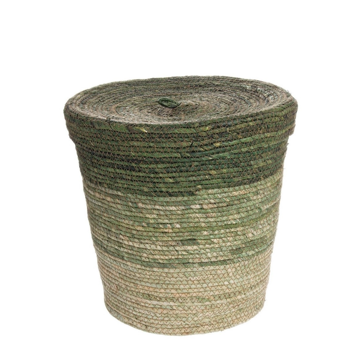 Cos cu capac din iarba de mare verde Fade 35x35 h - eMAG.ro