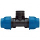 Teu compresiune pentru teava PEID, filet interior, Ø 20 mm x 1/2 ...