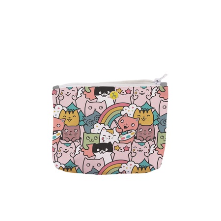 Penar Handmade, Pisici si Curcubeu, Multicolor, 22x19 cm - eMAG.ro