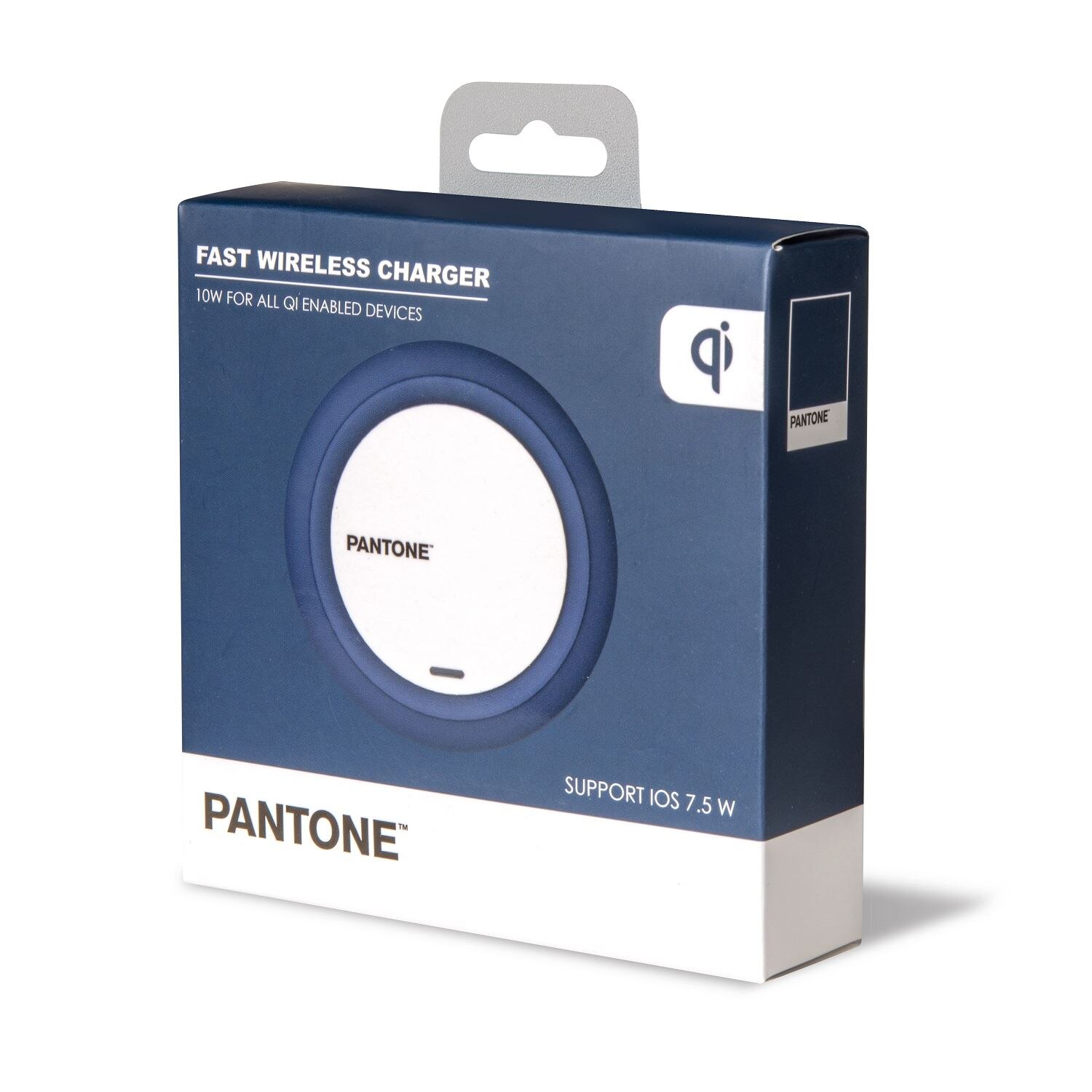 Безжично зарядно устройство Pantone, Navy, 10W, Fast Charging - eMAG.bg