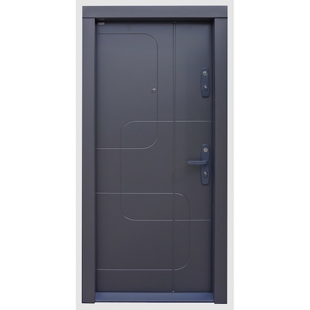 Usa metalica apartament, Usa Intrare izolatie 34 db, Maco U7 Gri ...