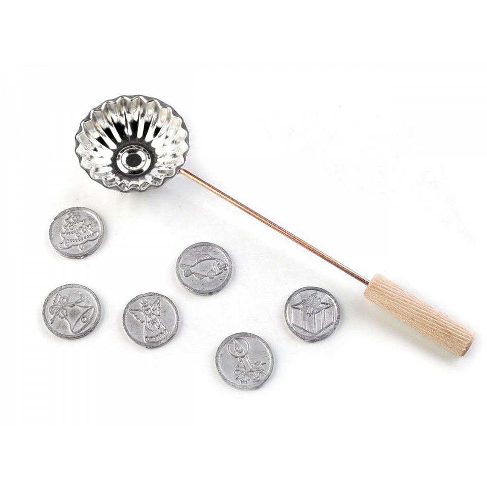 Set pentru Molibdomanta, ghicirea in metal topit, 7 piese - eMAG.ro