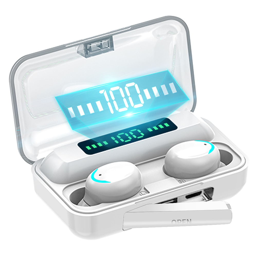 Casti bluetooth telefon Euotboup, Stereo, Control tactil, Alb - eMAG.ro