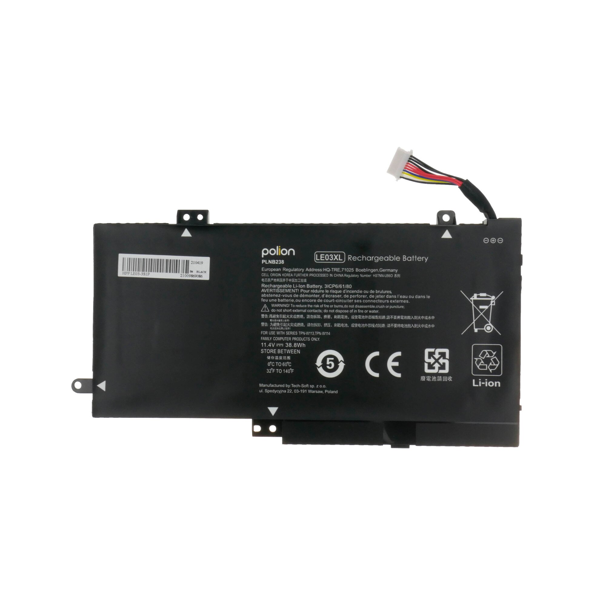 Baterie LE03XL pentru laptop HP Envy x360 15-W Envy x360 M6-W Pavilion ...