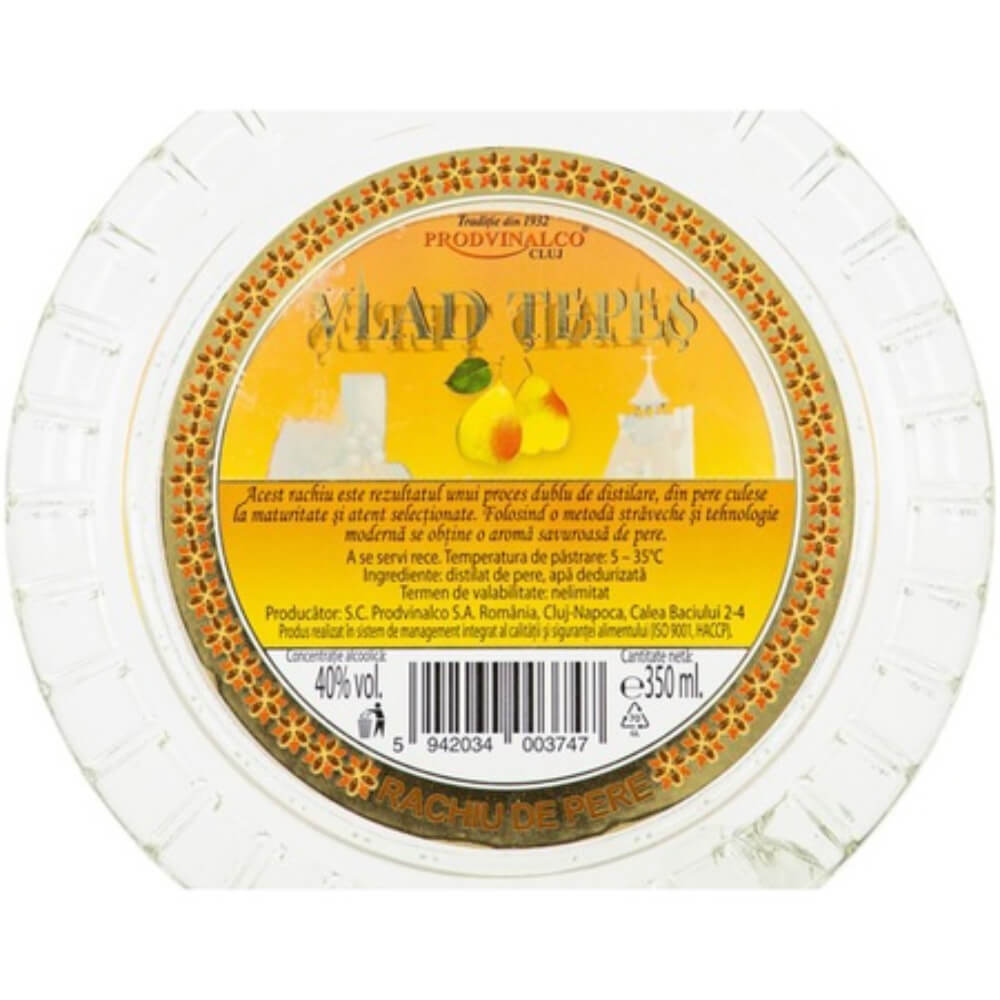Set 6 Sticle Rachiu de Pere Vlad Tepes 40%, 0.35 L - eMAG.ro