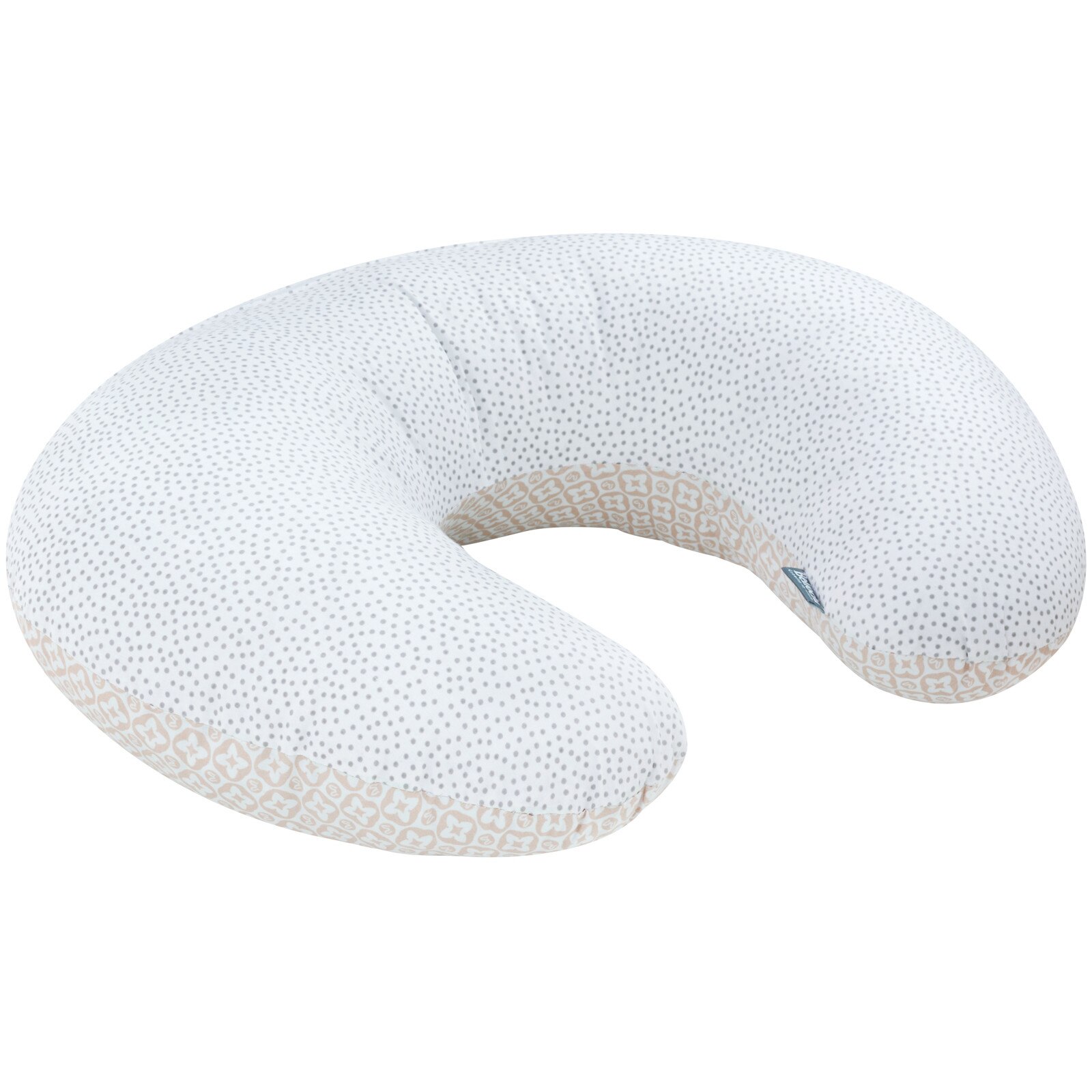 Perna alaptare Bellochi LUI Dots, Bumbac, 60x40x15 cm, alb, bej - eMAG.ro