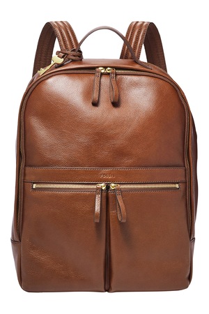 Fossil, Унисекс раница Tess от еко кожа, Канела - eMAG.bg