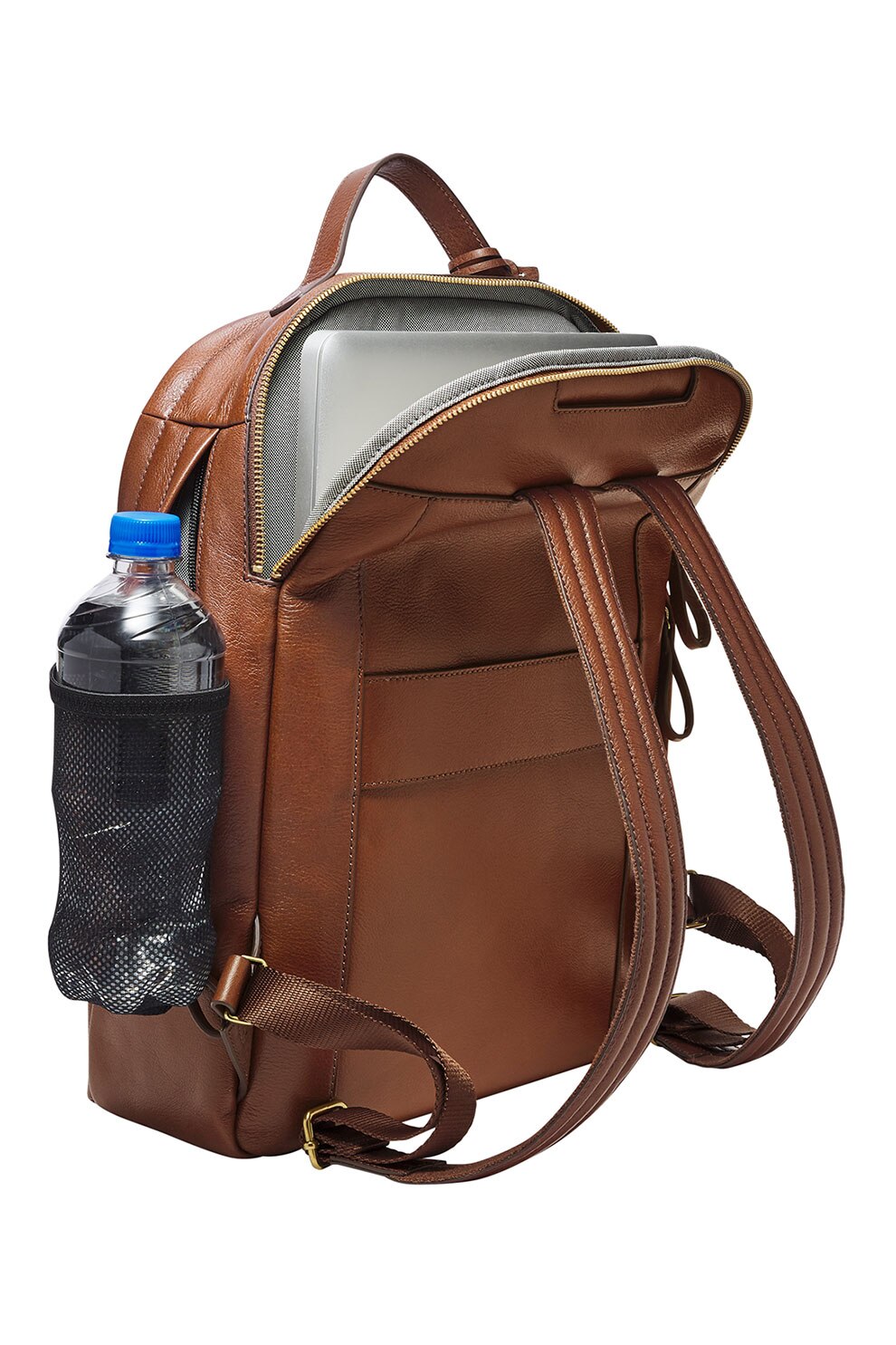 Fossil, Унисекс раница Tess от еко кожа, Канела - eMAG.bg