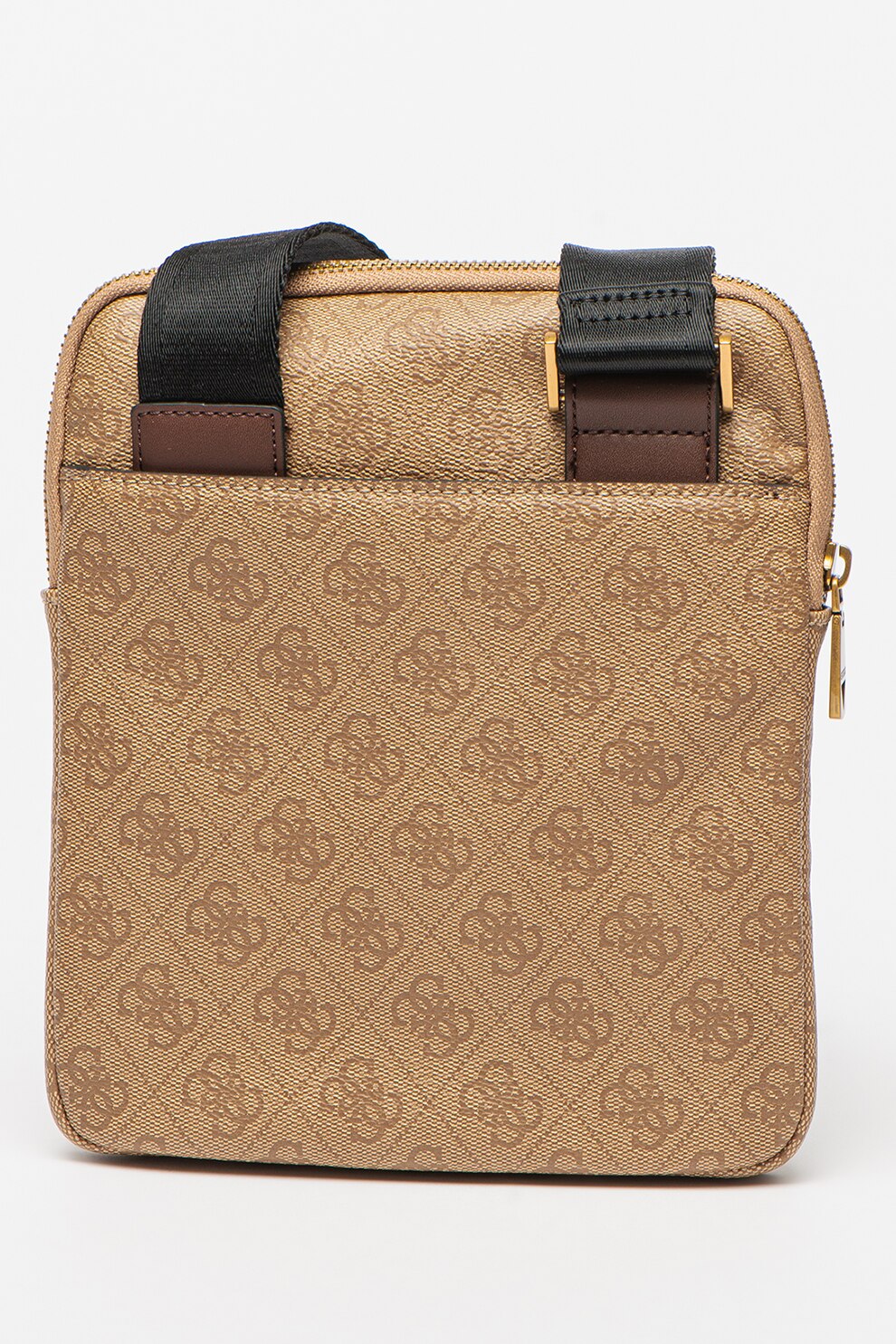 Guess, Geanta crossbody de piele ecologica cu imprimeu logo Vezzola ...